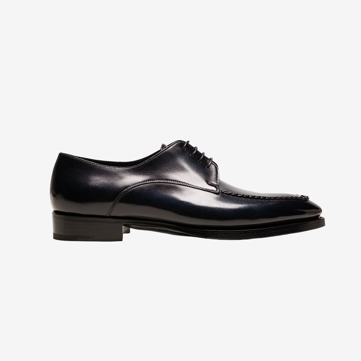 Santoni Blue Leather Limited Edition Derby Shoes